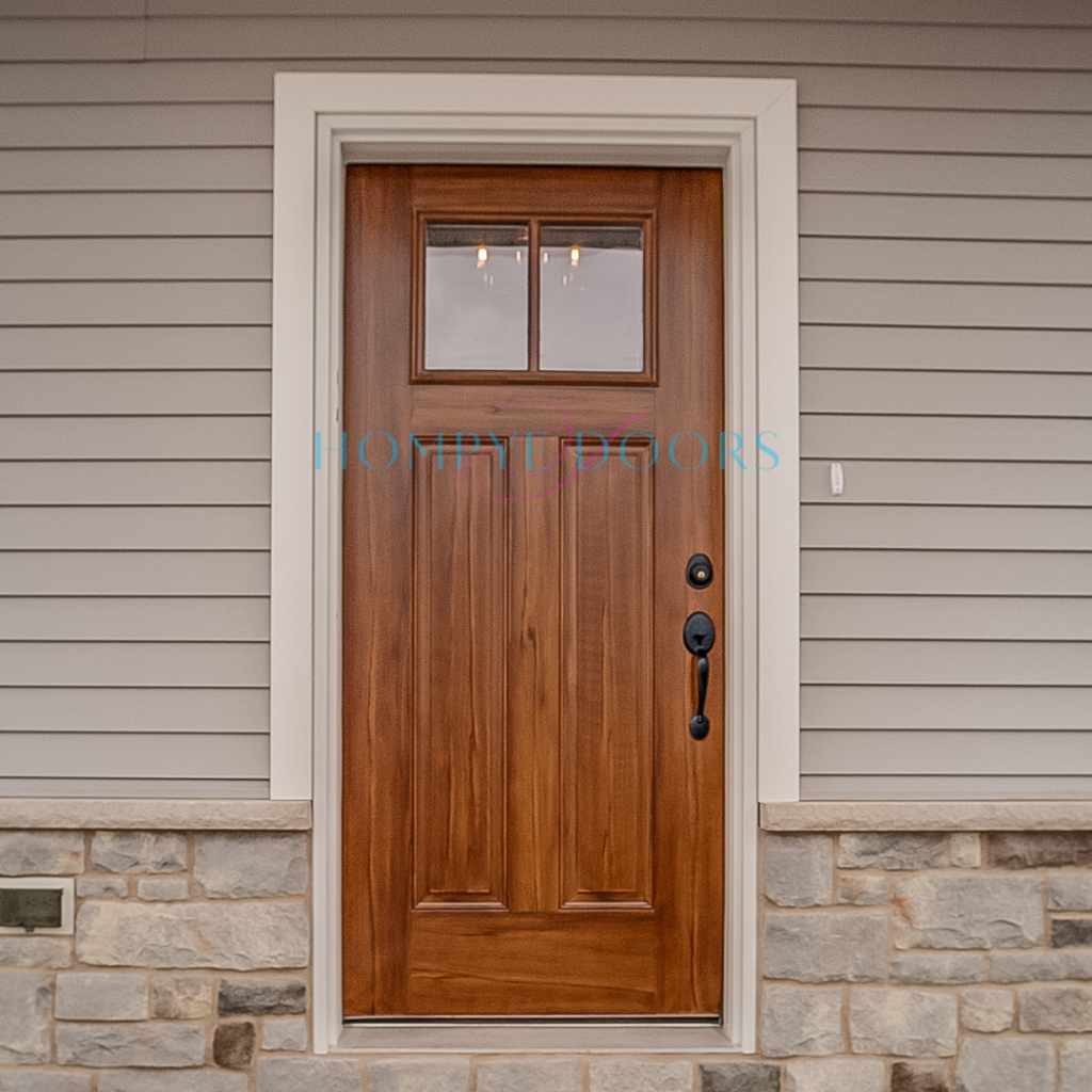 Mahogany Horizon Portal Door - Front Doors Exterior Entry External UPVC ...