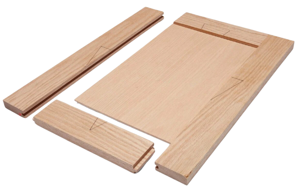 Hompye Rustic Shaker Cabinet Door - Maple Veneer Stained SK502 - HOMPYE ...